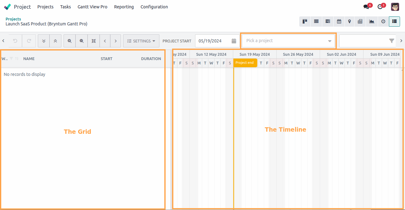 Bryntum Gantt for Odoo Docs